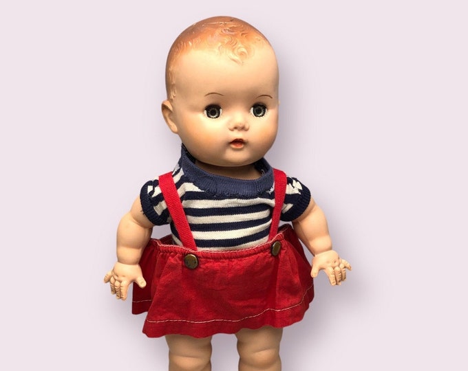 Vintage Baby Girl Twin Yes No Answer Doll by Block Doll Co, 50s, Push ...