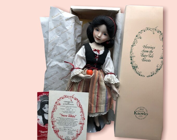 Snow White Heroines From the Fairy Tale Forests Porcelain Doll Edwin ...
