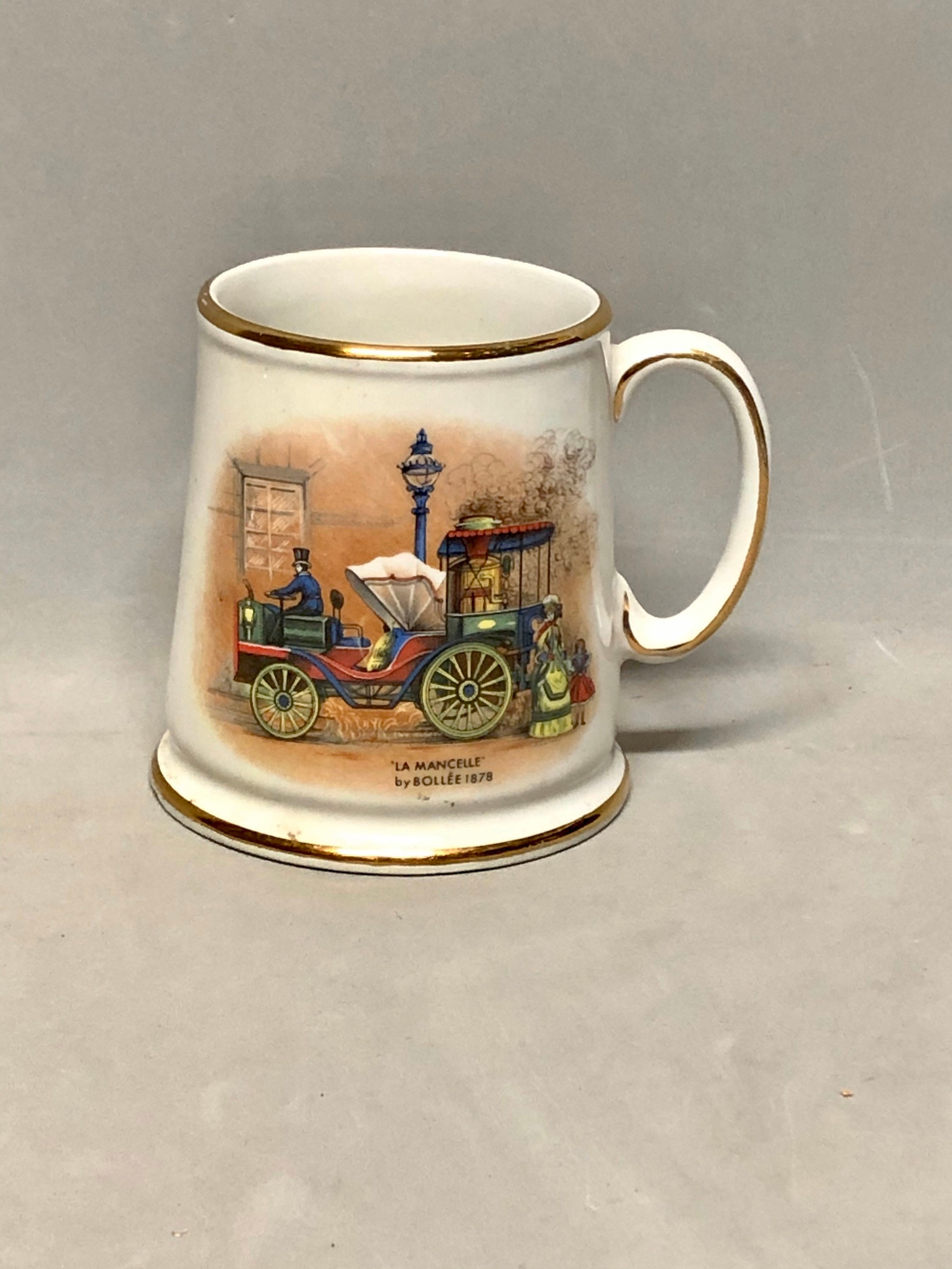 Old Foley Ceramic Tankard Mug by James Kent Early Steam Coach - Etsy