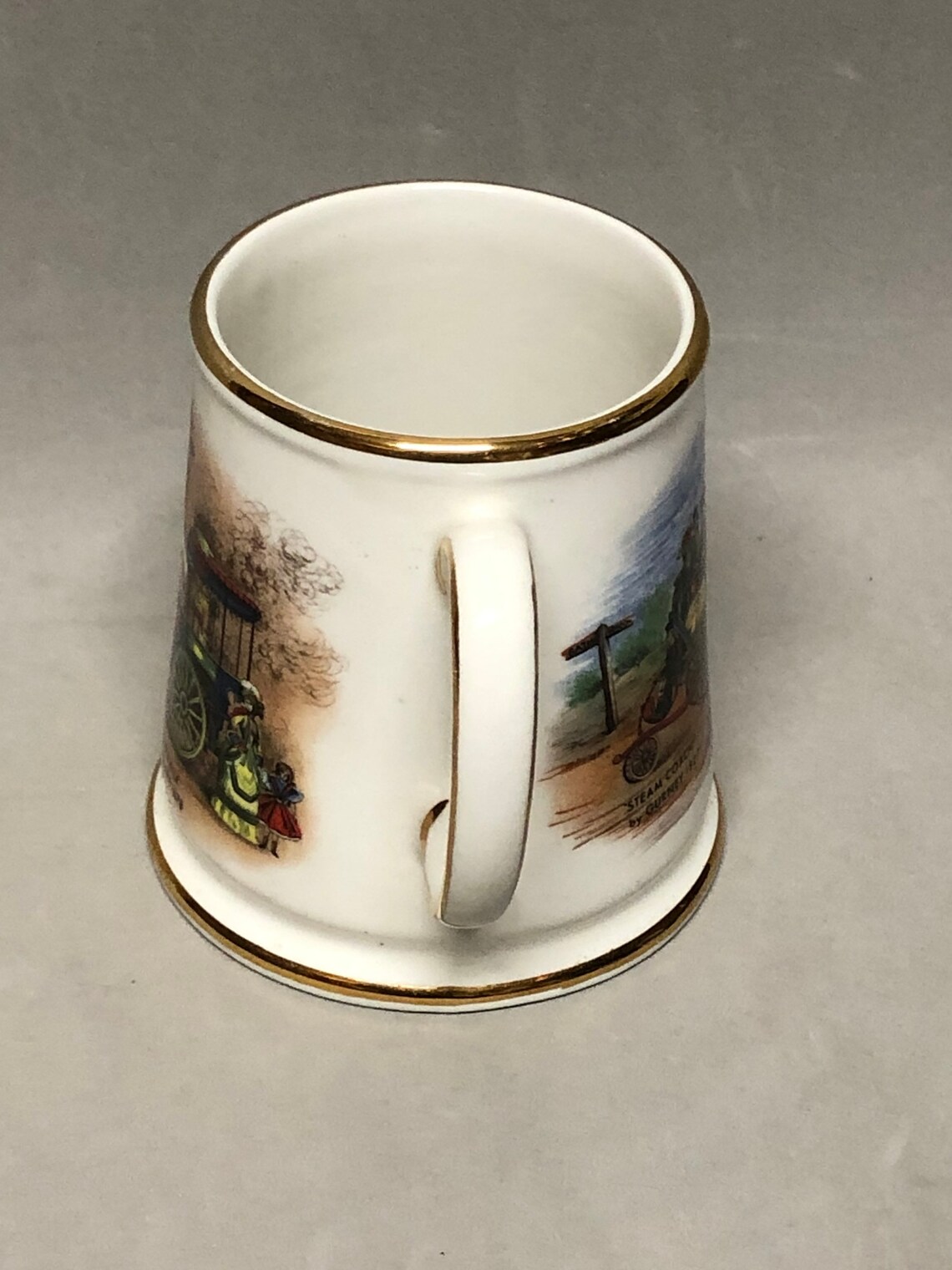 Old Foley Ceramic Tankard Mug By James Kent Early Steam Coach | Etsy