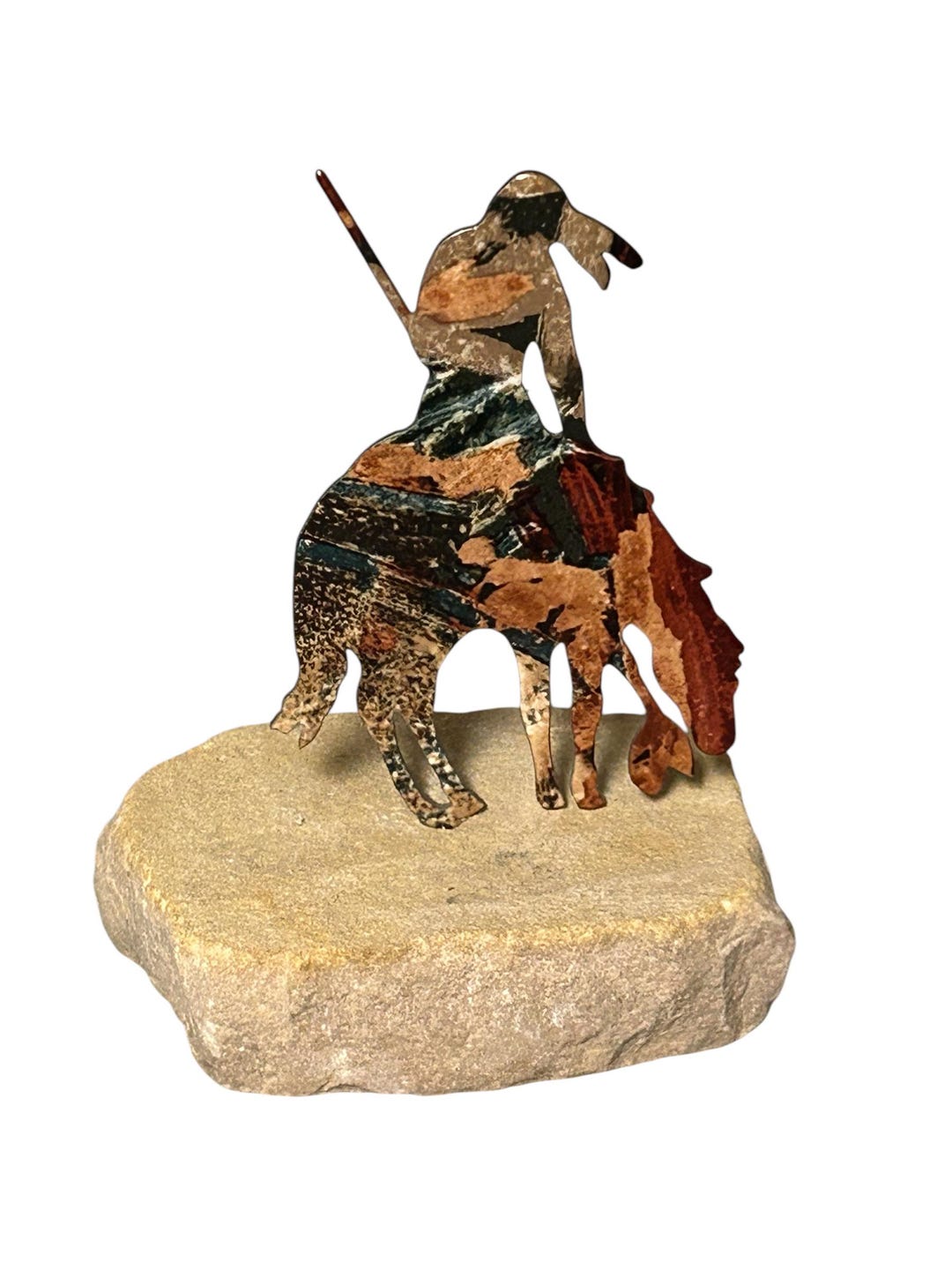 Lazart Collection Series Vintage Native American Petroglyph the True ...