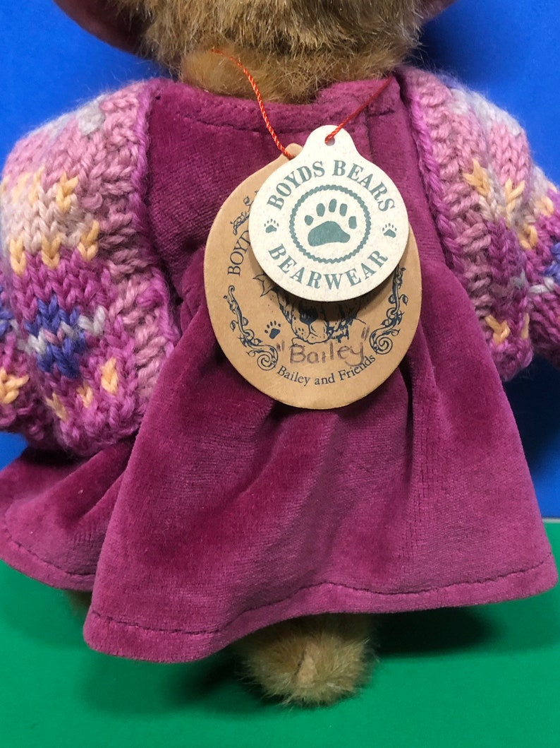 Boyds Bears Plush 8 Archive Collection Heart Sweater and | Etsy