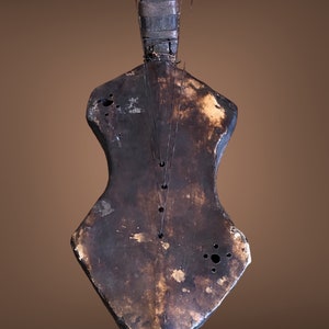 Antique African 4 String Mangbetu Kundi Anthropomorphic Harp Tribal ...