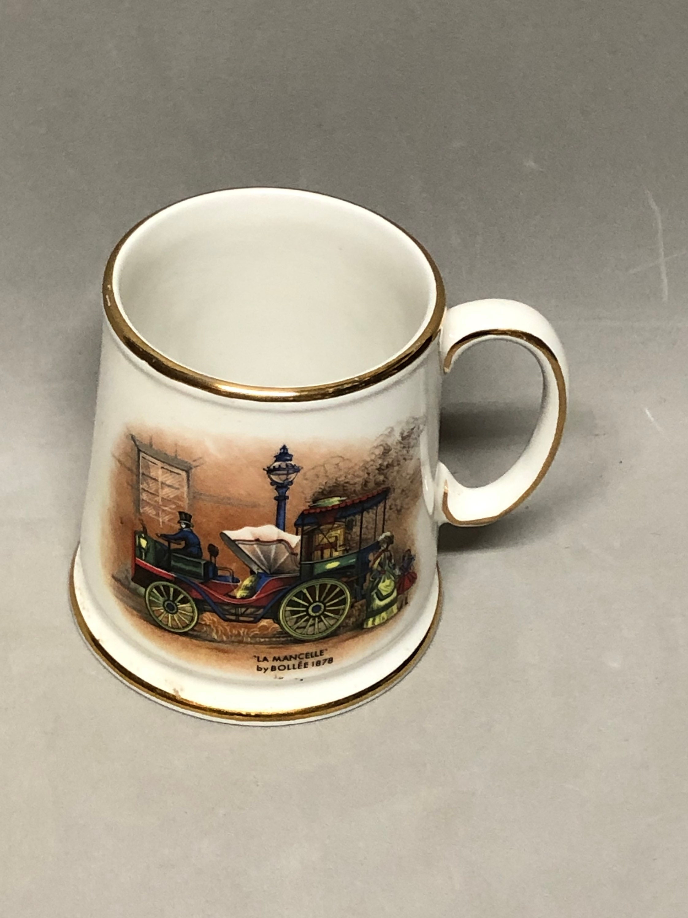 Old Foley Ceramic Tankard Mug by James Kent Early Steam Coach - Etsy