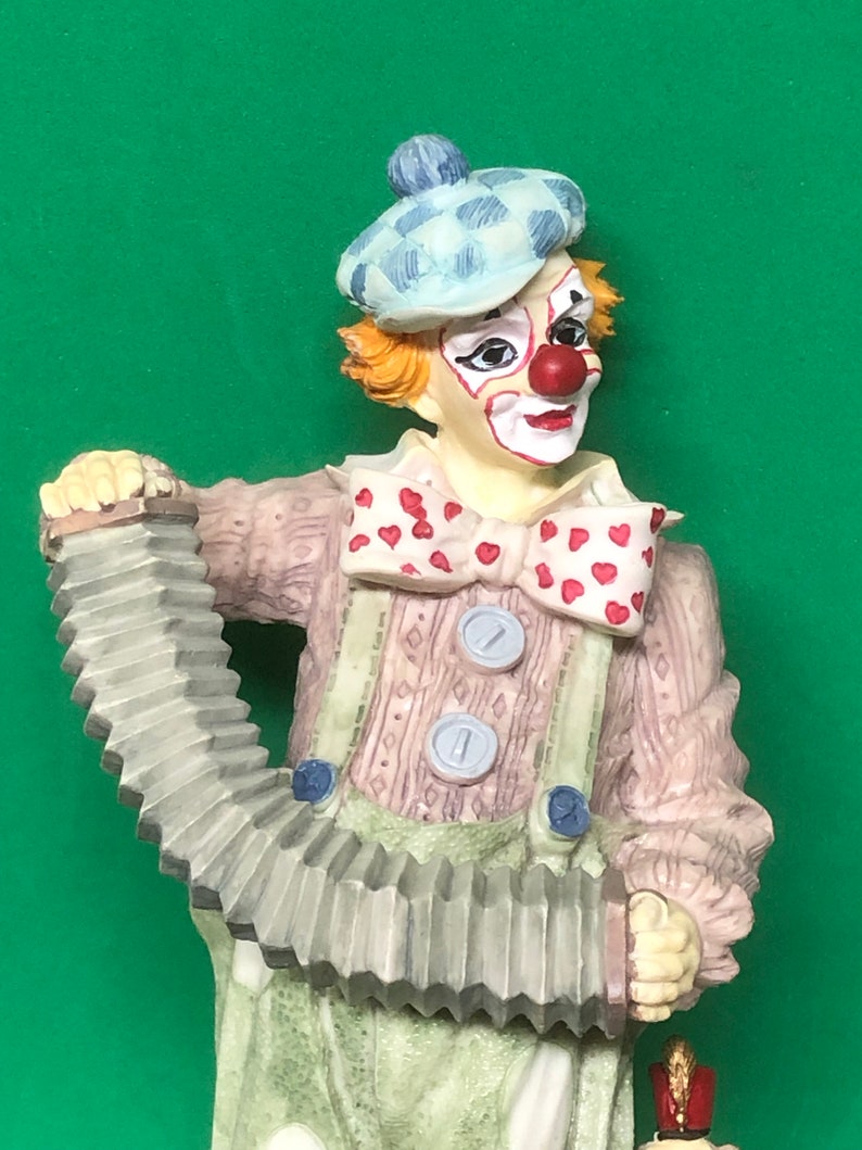 Rafael Collection 9 Clown with Accordion & Monkey on | Etsy