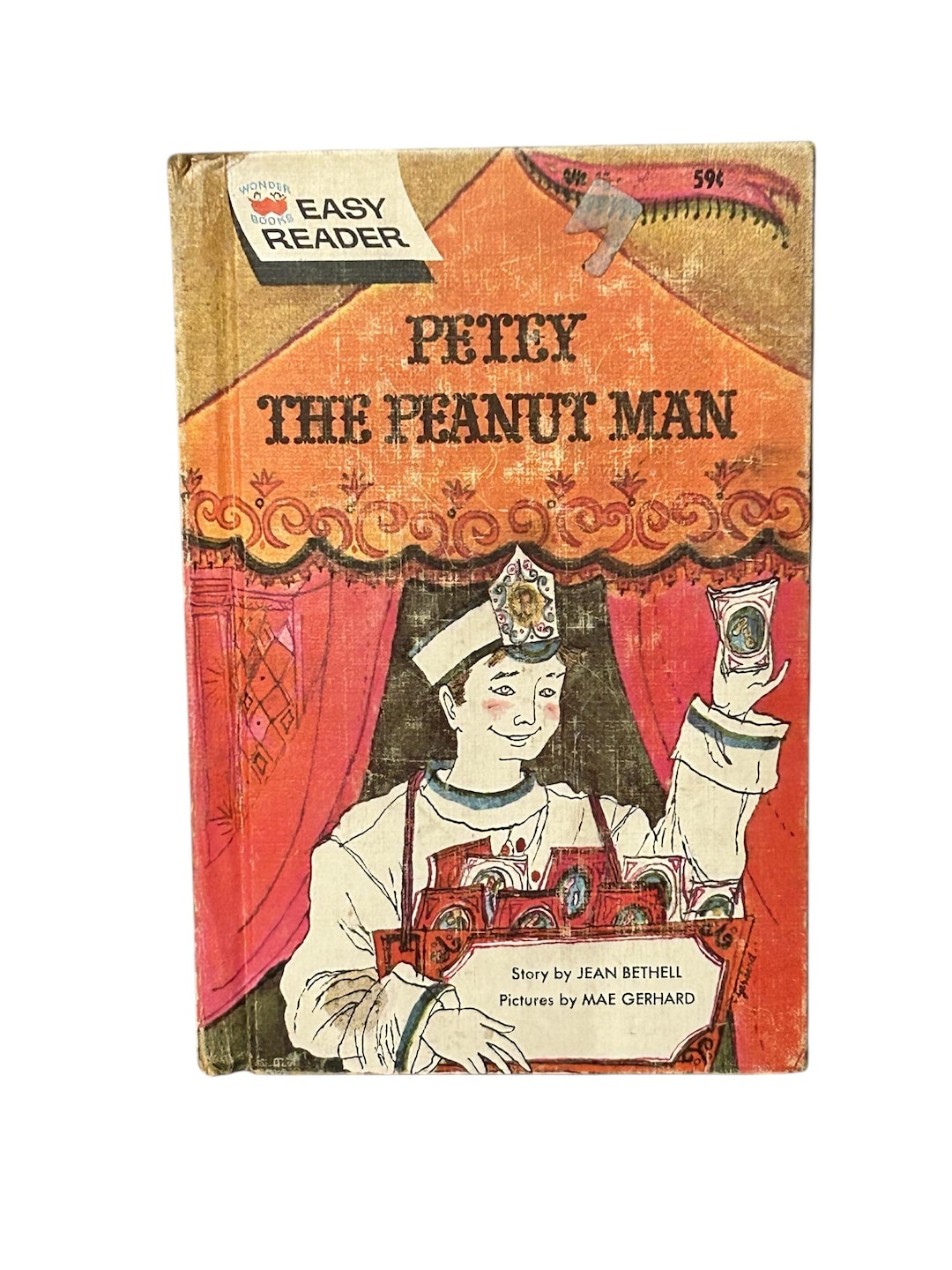 PETEY the Peanut Man Wonder Books Easy Reader 1966 Hard Cover Circus ...