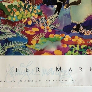 Rare Jennifer Markes tropical Harvest Glossy Art Lithograph Poster ...
