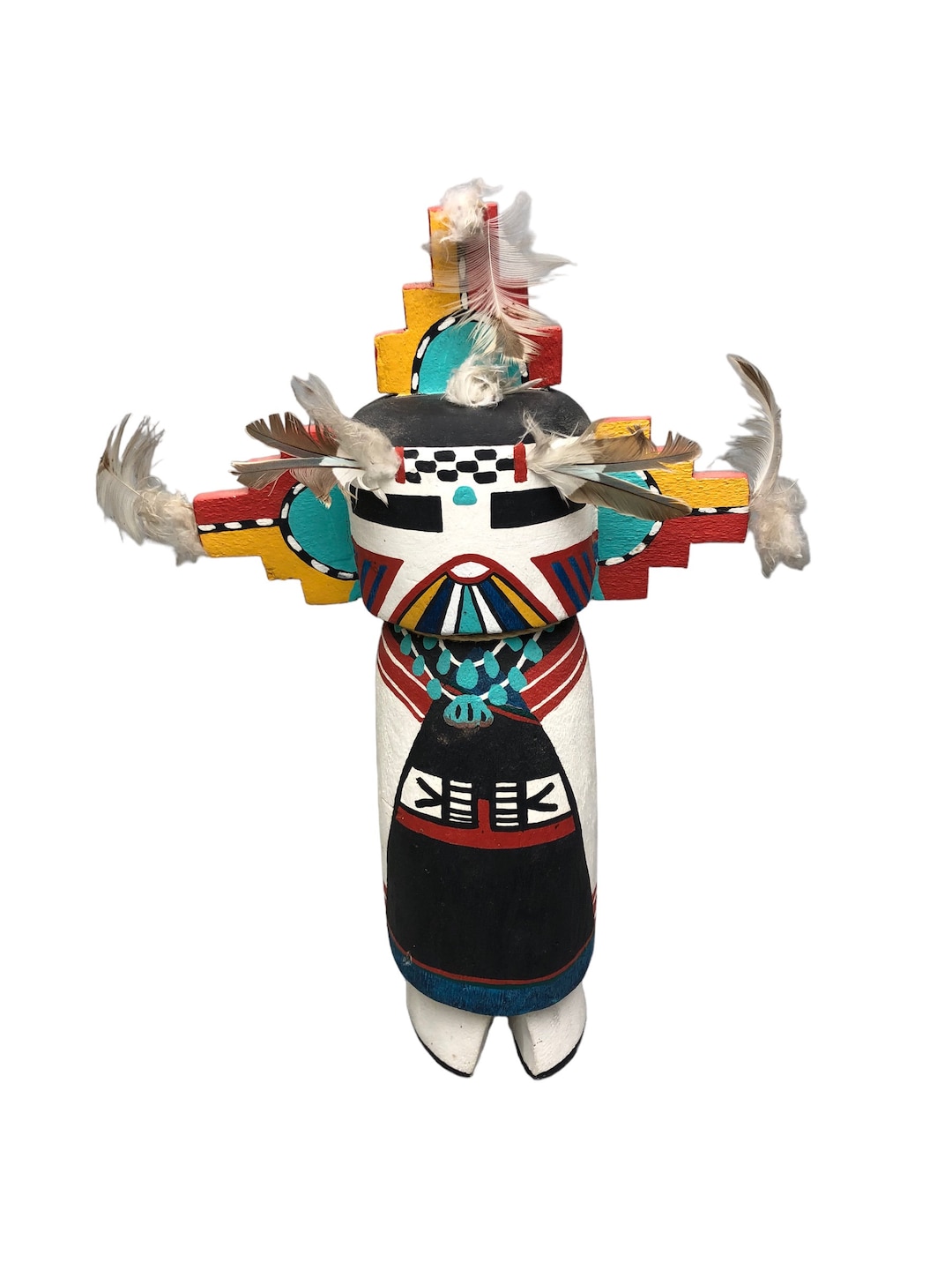 11" Hopi Rugan Corn Dancer Kachina - Etsy