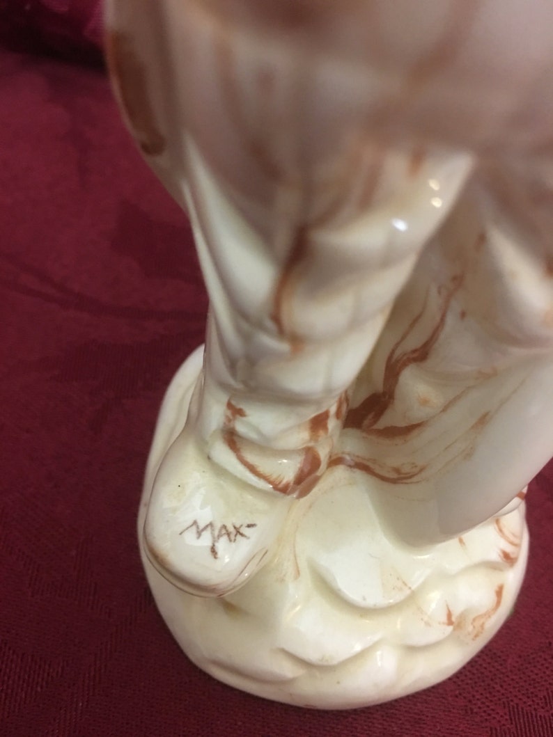 Tennessee Clay Art Pottery Clown Figurine Signed Max Marbled - Etsy