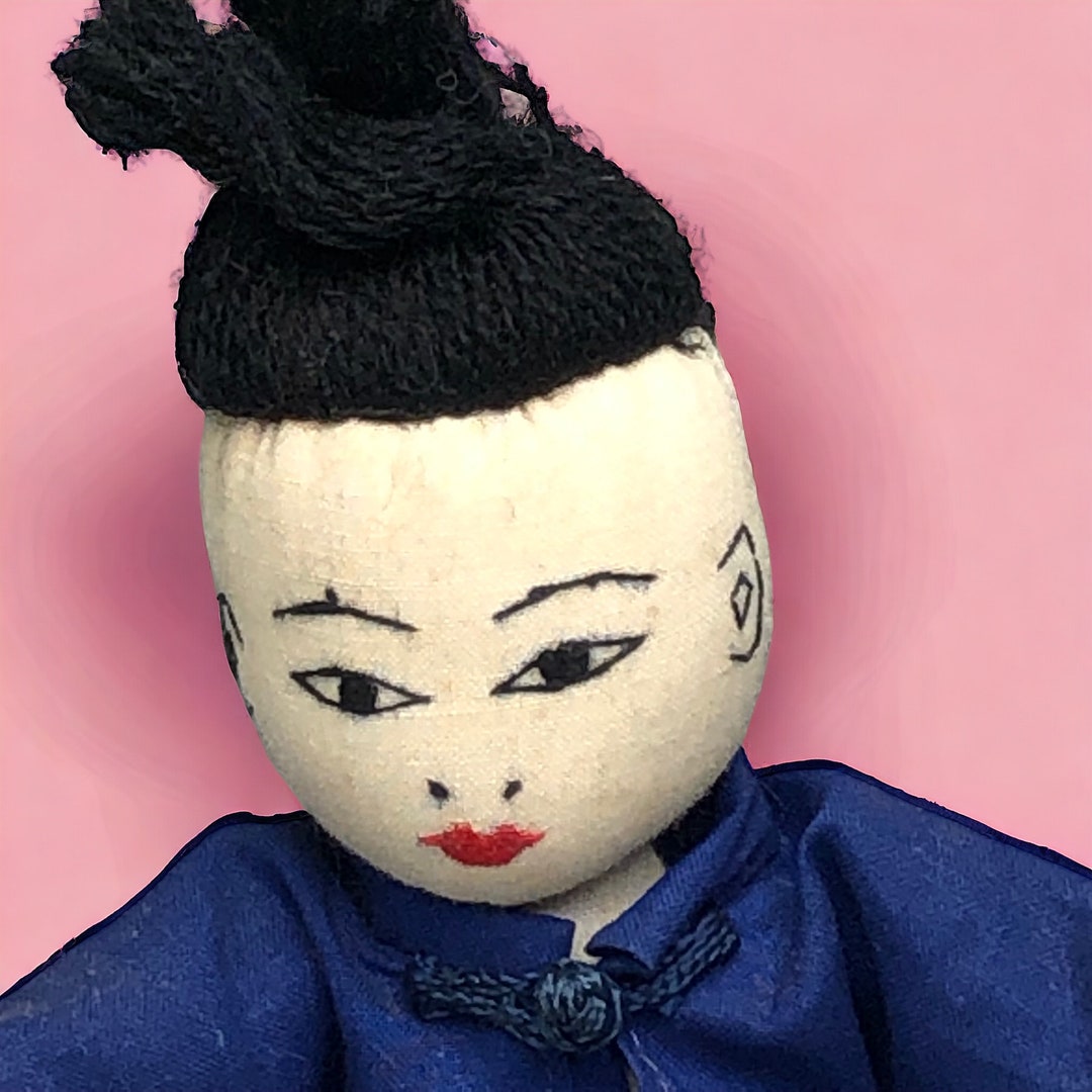 50s Ada Lum Chinese Cloth 7" Boy Doll - Handmade - Hon Kong ...