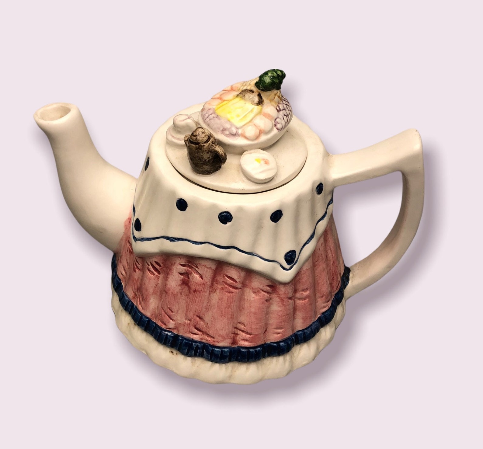 Ceramic Buffet Picnic Table Tea Pot by Cardinal Inc. 1995 - Etsy