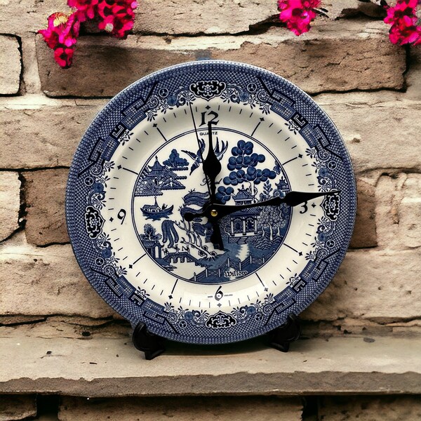Plate Wall Clock - Etsy