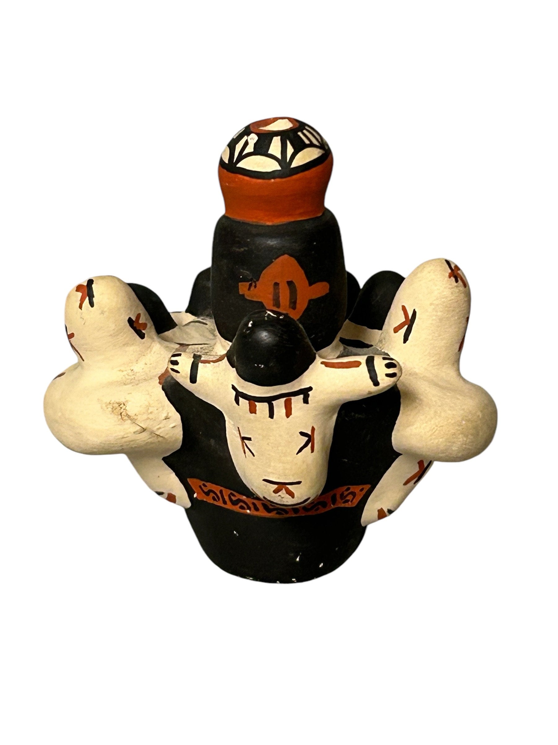 Jemez Pueblo, NM Native American Artist Mary Chinana Storyteller With 8 ...