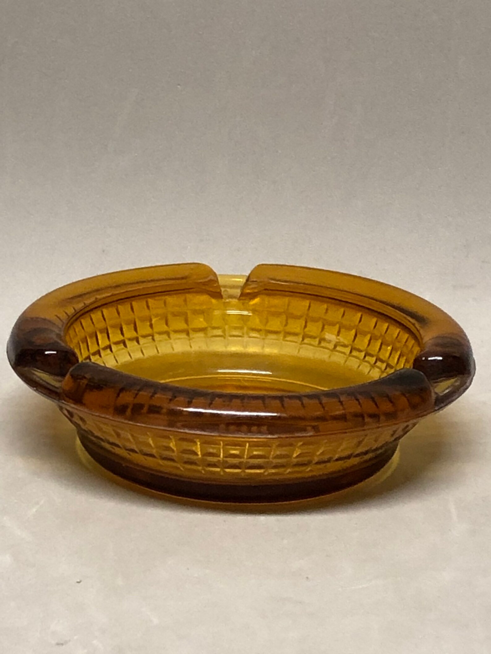 2 Glass Advertising Retro Round Ashtrays Imperial 400 | Etsy