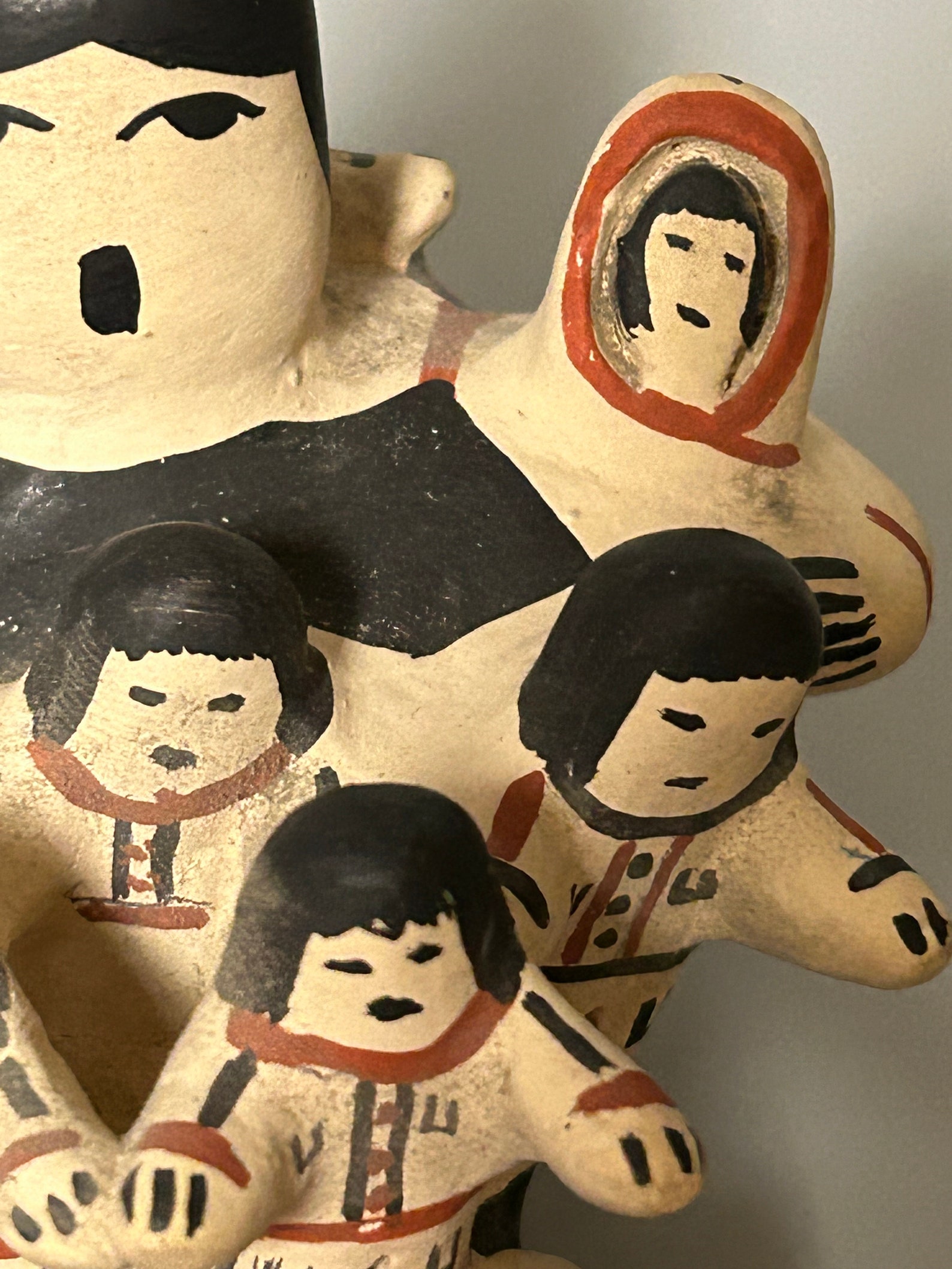 Jemez Pueblo, NM Native American Artist Mary Chinana Storyteller With 8 ...