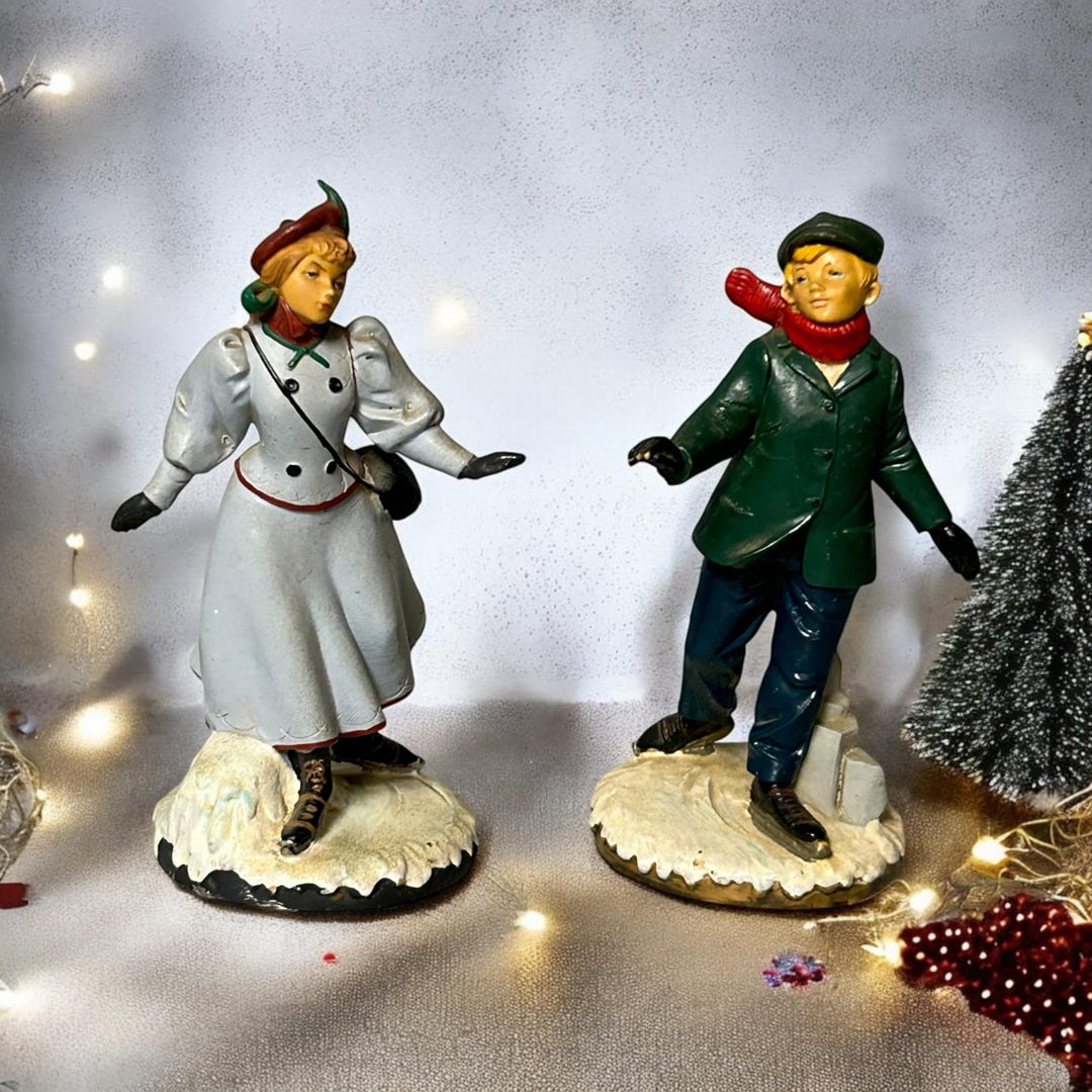 Set of 2 Fontanini by Roman Figurines Bristol Falls Mary Beth Lancaster ...