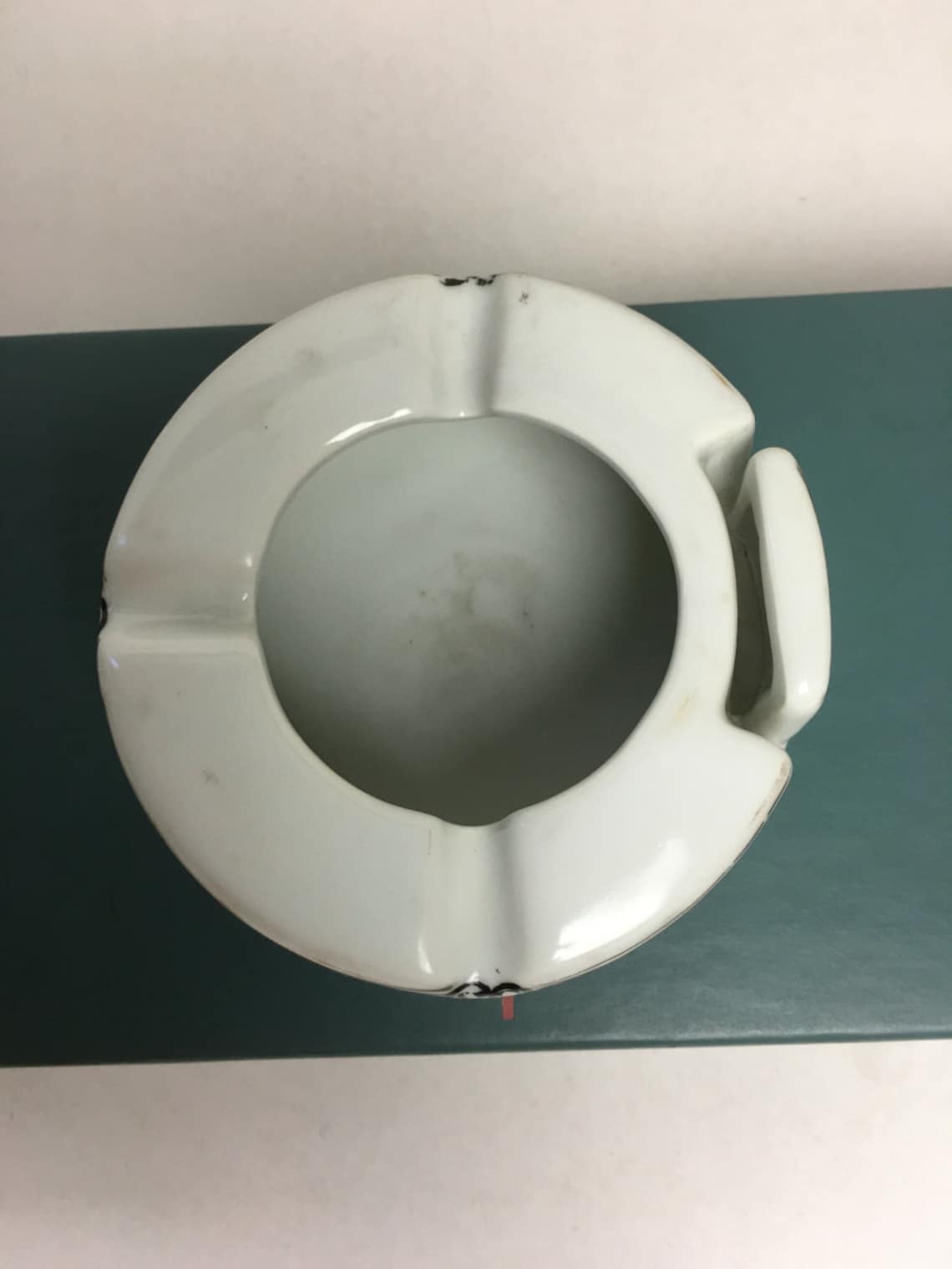 Unique Ceramic Round Ashtray With Match Holder on the Side - Etsy