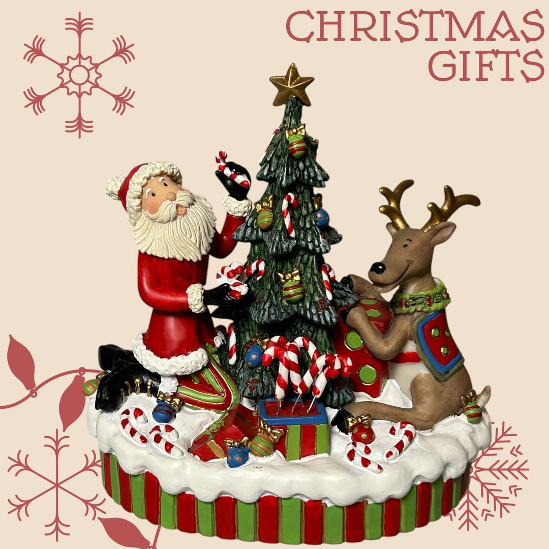 Fitz and Floyd Kringle Christmas Musical Plays Deck the Halls With Original Box - Etsy