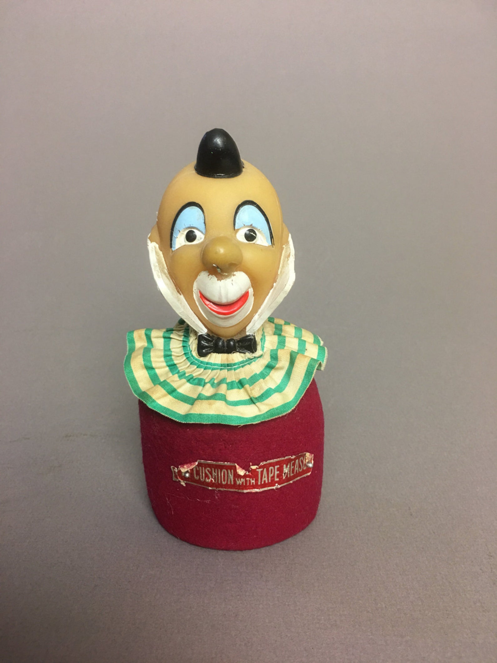 Unique and Fun Clown Pin Cushion Pull Out His Nose to Reveal - Etsy