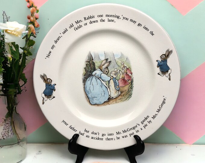 90s Frederick Warne Beatrix Potter " Now My Dears.." Peter Rabbit 10 ...