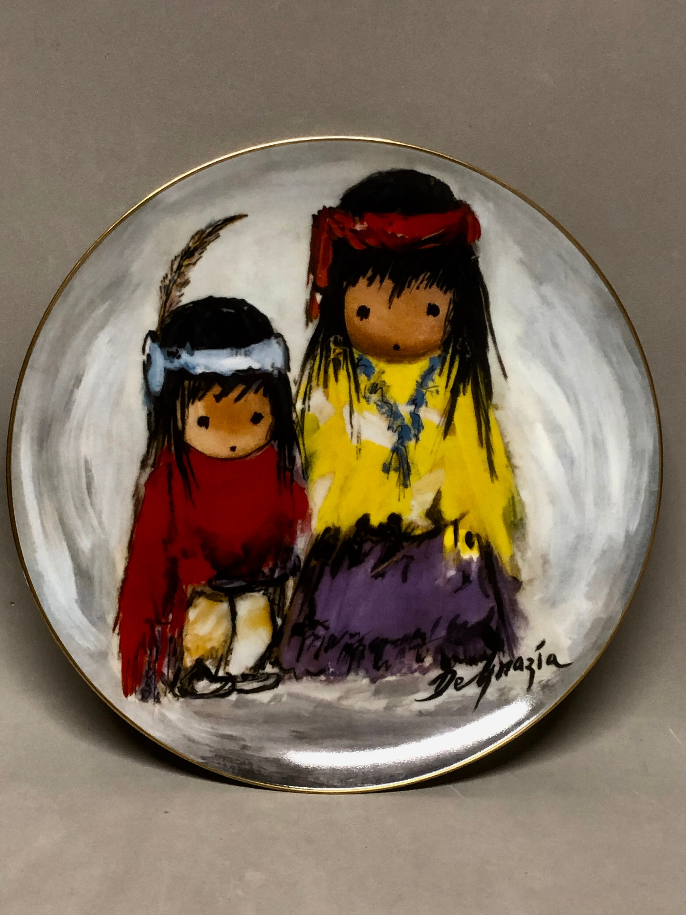 1983 DeGrazia Plate Wondering Limited Edition | Etsy