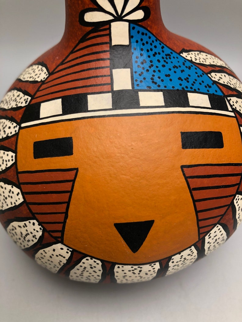 1989 RON RIVERA Native American Pueblo Sun Chief Signed Dated - Etsy