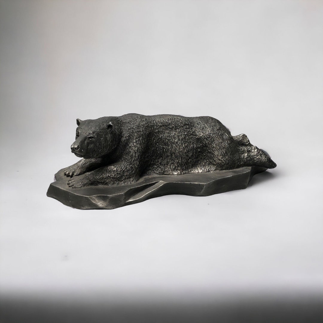 Fine Pewter the Polar Bear by Franklin Mint Signed by Artist R. Berg - Etsy