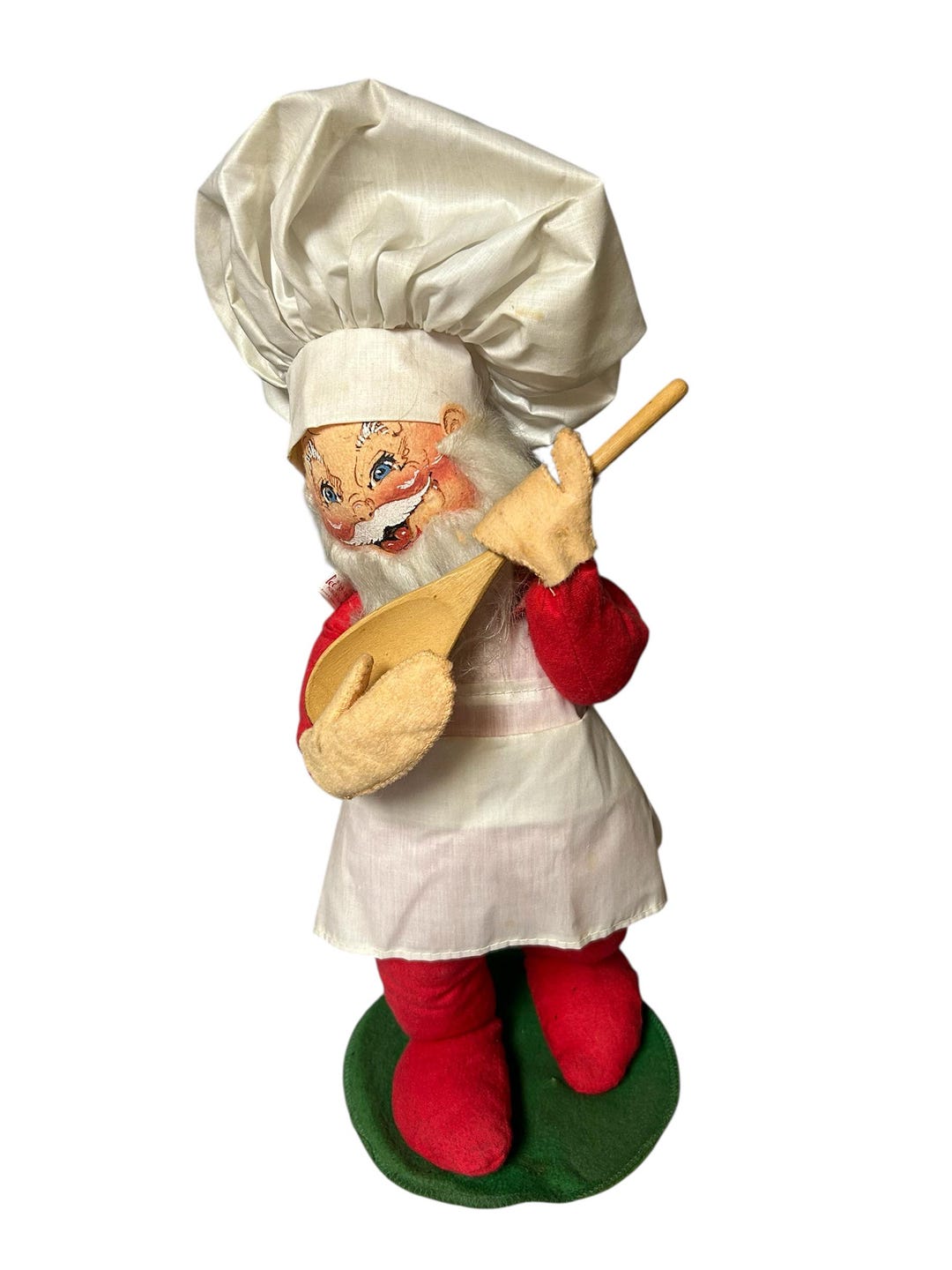 18" Vintage Annalee @1981 Santa Chef Baker Doll With Chef’s Hat and ...