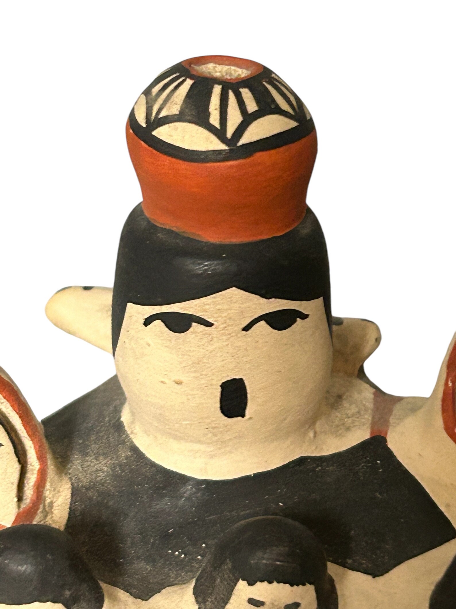 Jemez Pueblo, NM Native American Artist Mary Chinana Storyteller With 8 ...