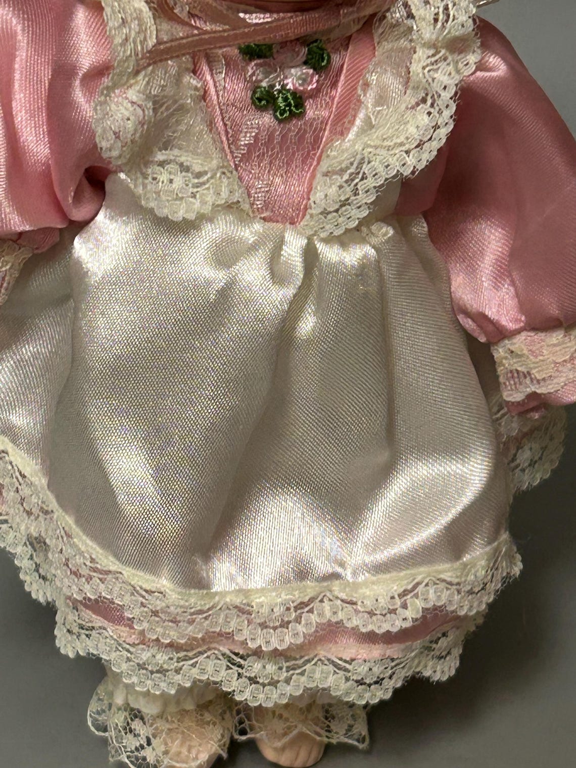 9" Vintage Trudy Traveler Porcelain Sleeping Blond Baby Doll in Pink ...