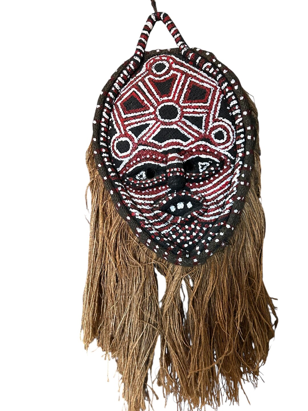 African Tribal Chokwe Maskishi Dance Mask, Zambia, African Decor, Wall ...