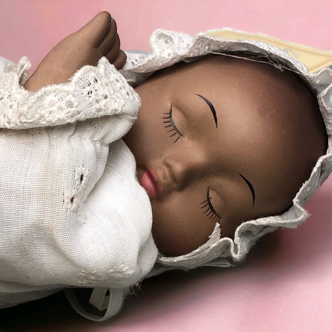 Dynasty Doll Collection African American Porcelain Baby "mindy" Wind-up ...