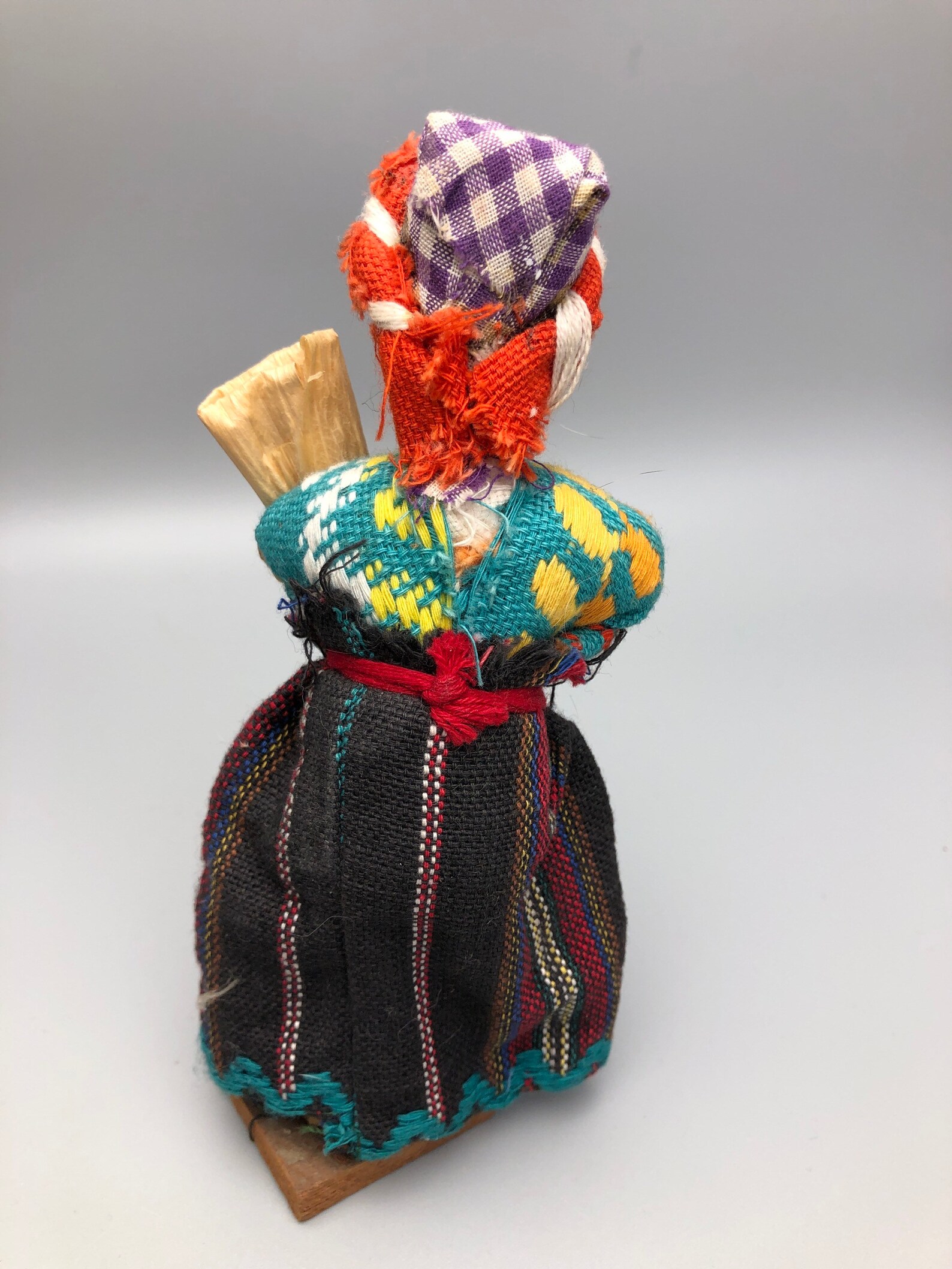 Peru Folk Art Set of 3 Dolls, Hand Made Family Dolls Carrying Bundle on ...