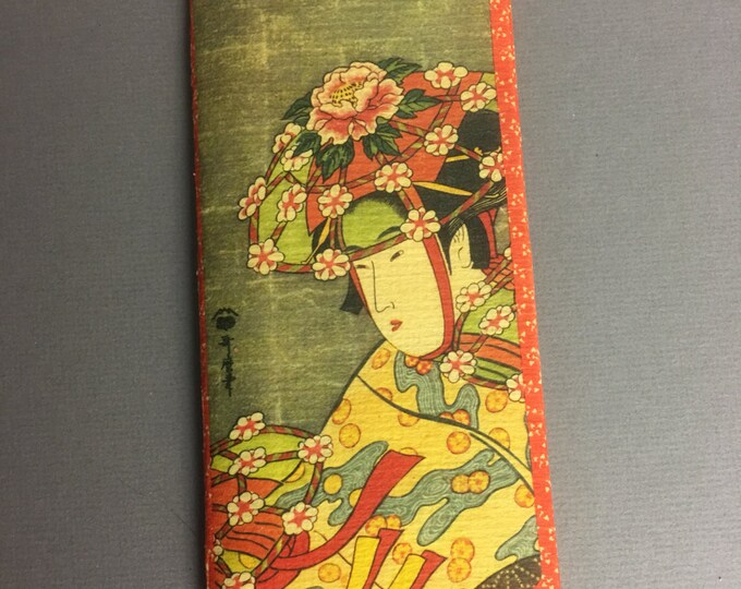 Japanese Paper Wallet With Rice Paper Zemliya Wagami Vintage - Etsy