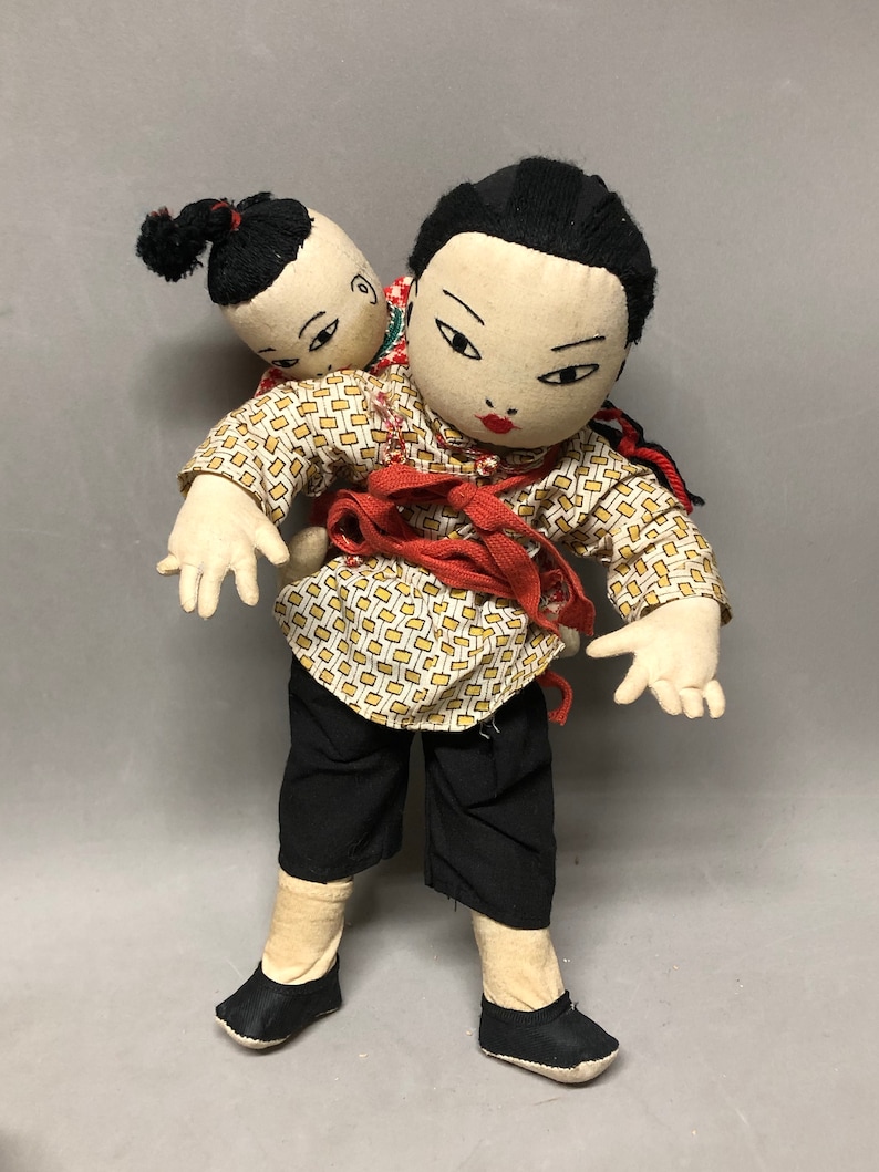 Pair Ada Lum Chinese Cloth 10 Dolls C.1950s Man Woman - Etsy