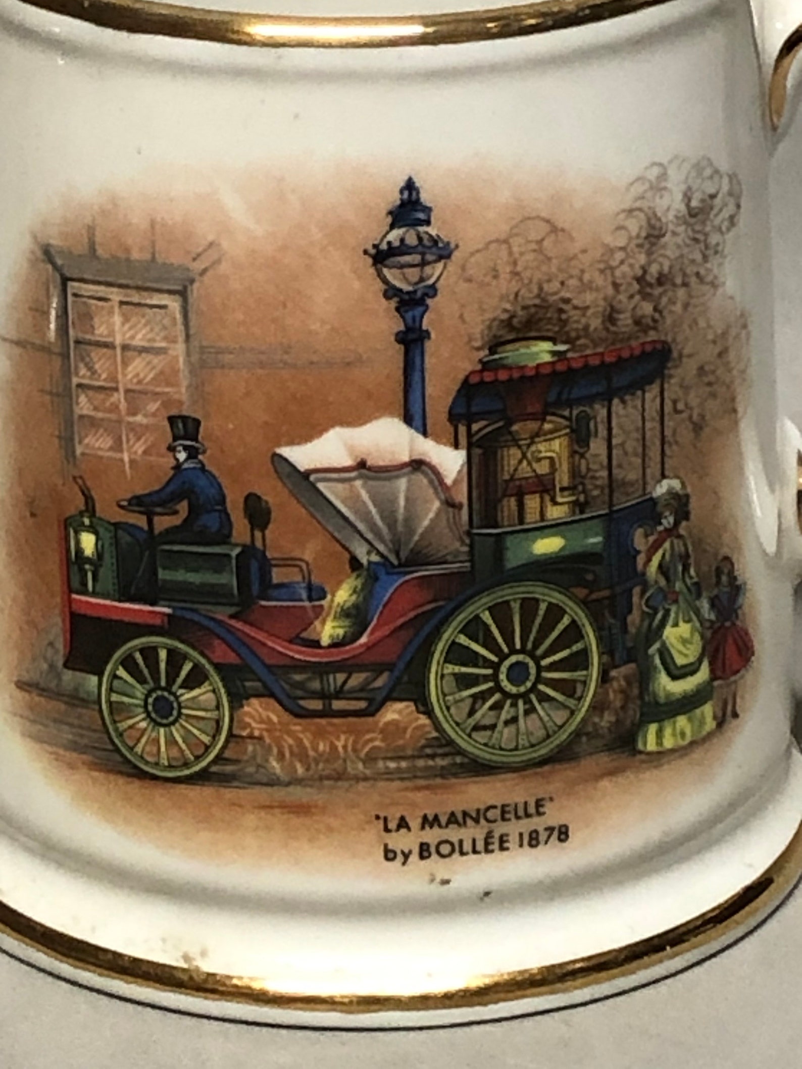 Old Foley Ceramic Tankard Mug by James Kent Early Steam Coach - Etsy