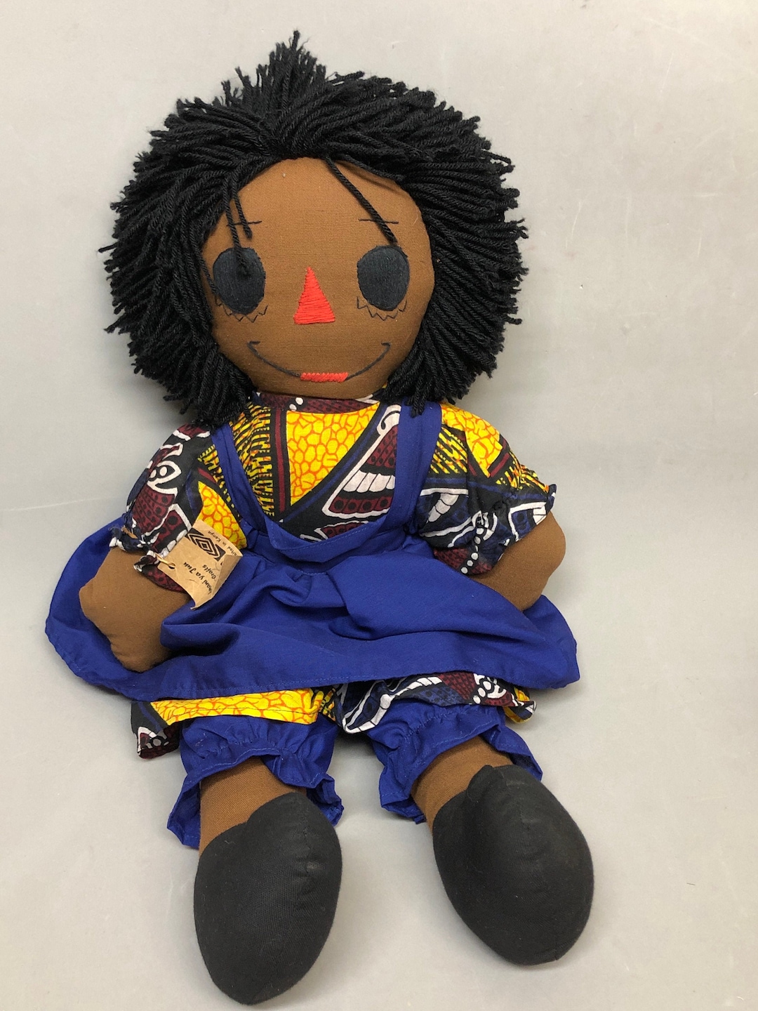 20" African Cloth Doll Amani Ya Juu Handmade by Refugee Women in Kenya ...