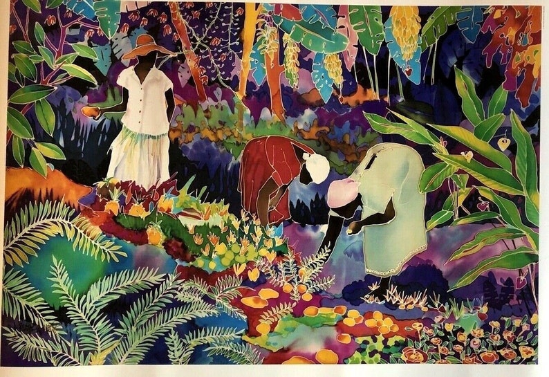 Rare Jennifer Markes tropical Harvest Glossy Art - Etsy