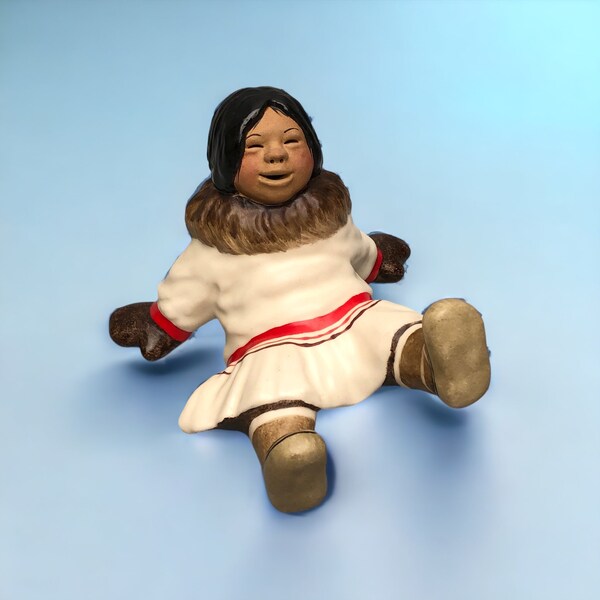 Eskimo Figurine - Etsy