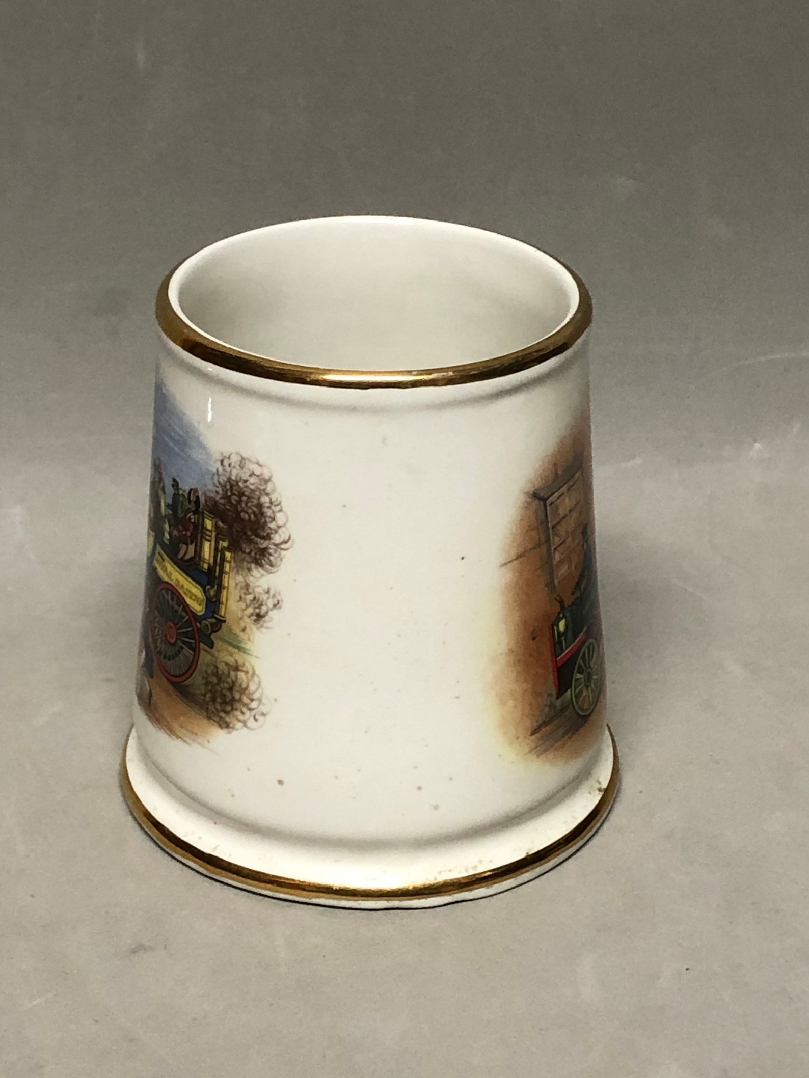 Old Foley Ceramic Tankard Mug by James Kent Early Steam Coach - Etsy