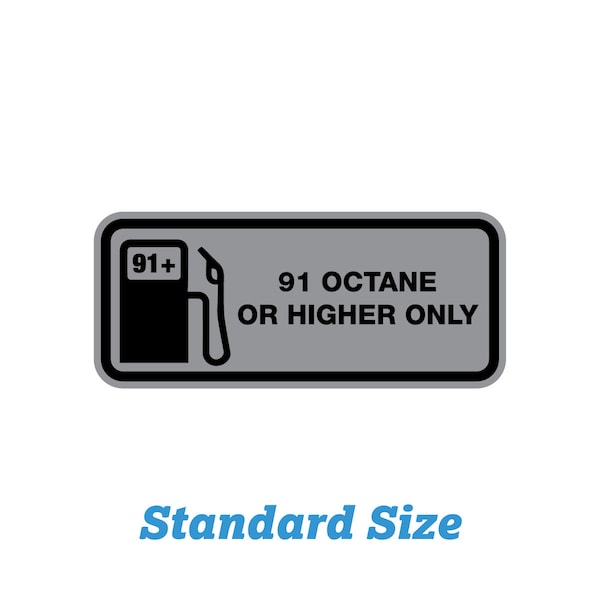 91 Octane Fuel Sticker - Etsy