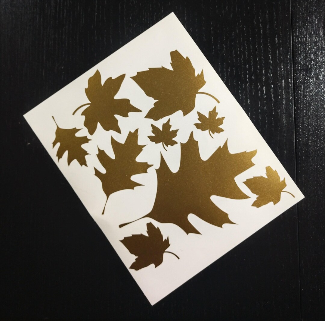 Thanksgiving / Fall Leaves Decal Sticker - Etsy