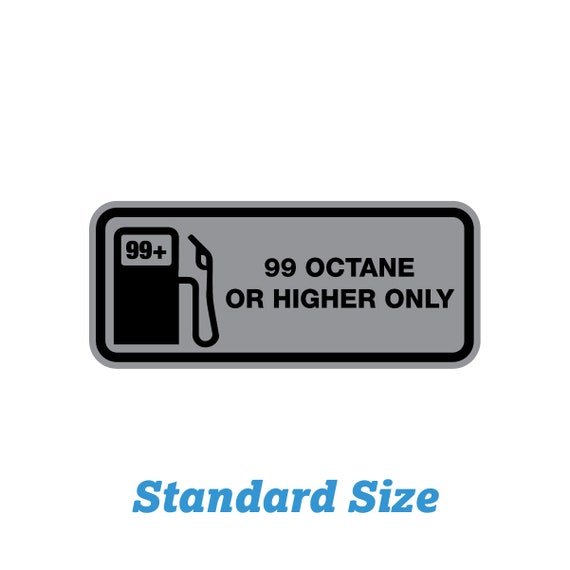 99 Octane Fuel Sticker - Etsy