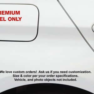 Premium Fuel Sticker - Etsy