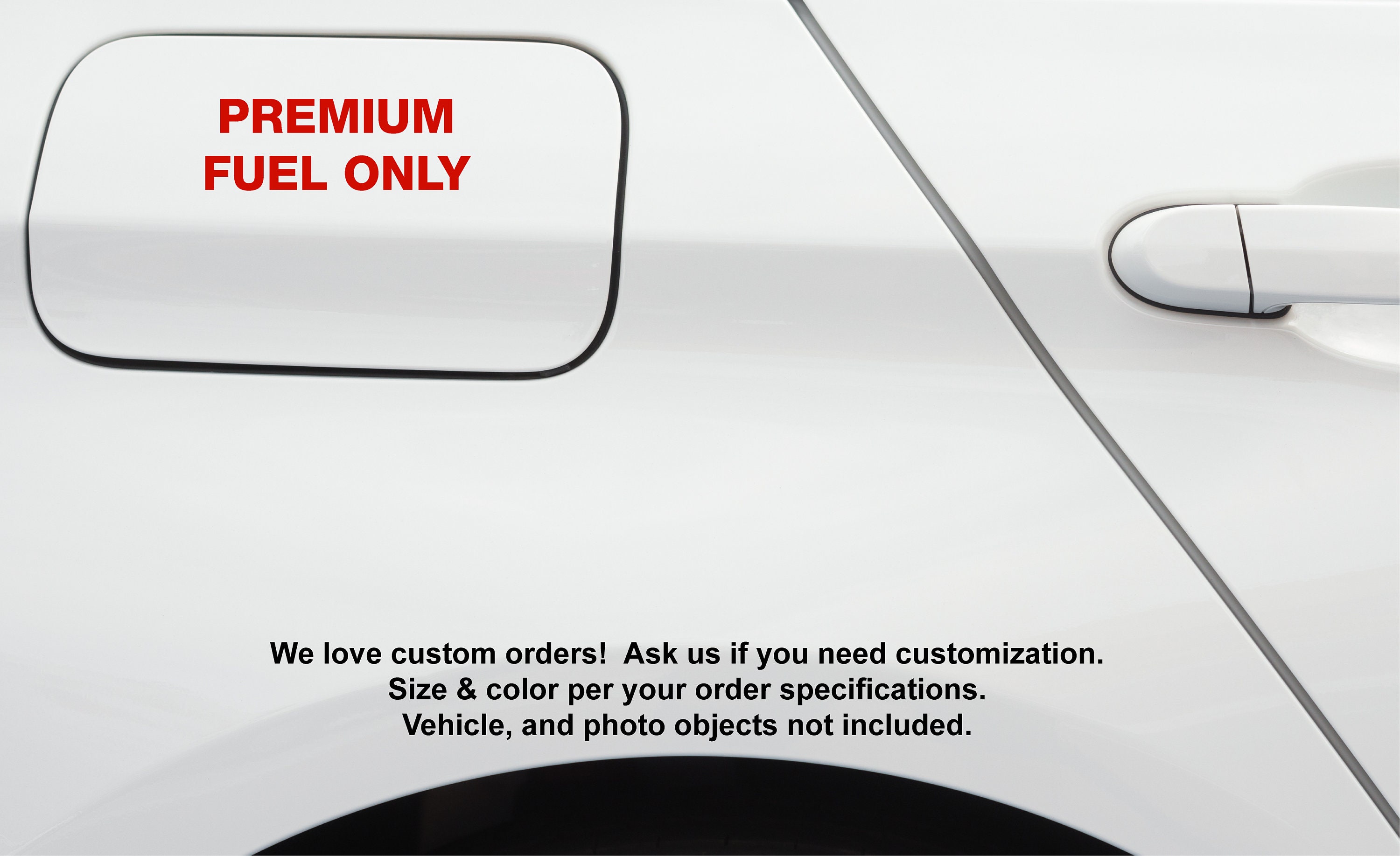 Premium Fuel Sticker | Etsy