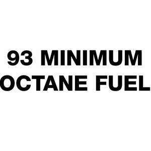 93 Octane Fuel Sticker - Etsy