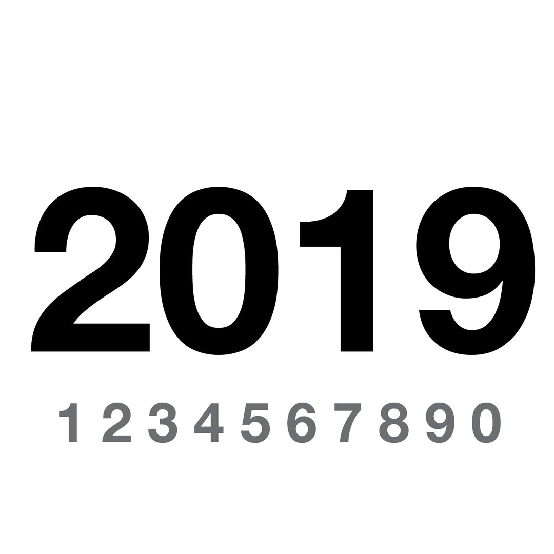 Generic Number Sticker (helvetica) - Etsy