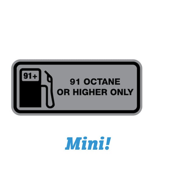 91 Octane Fuel Sticker - Etsy