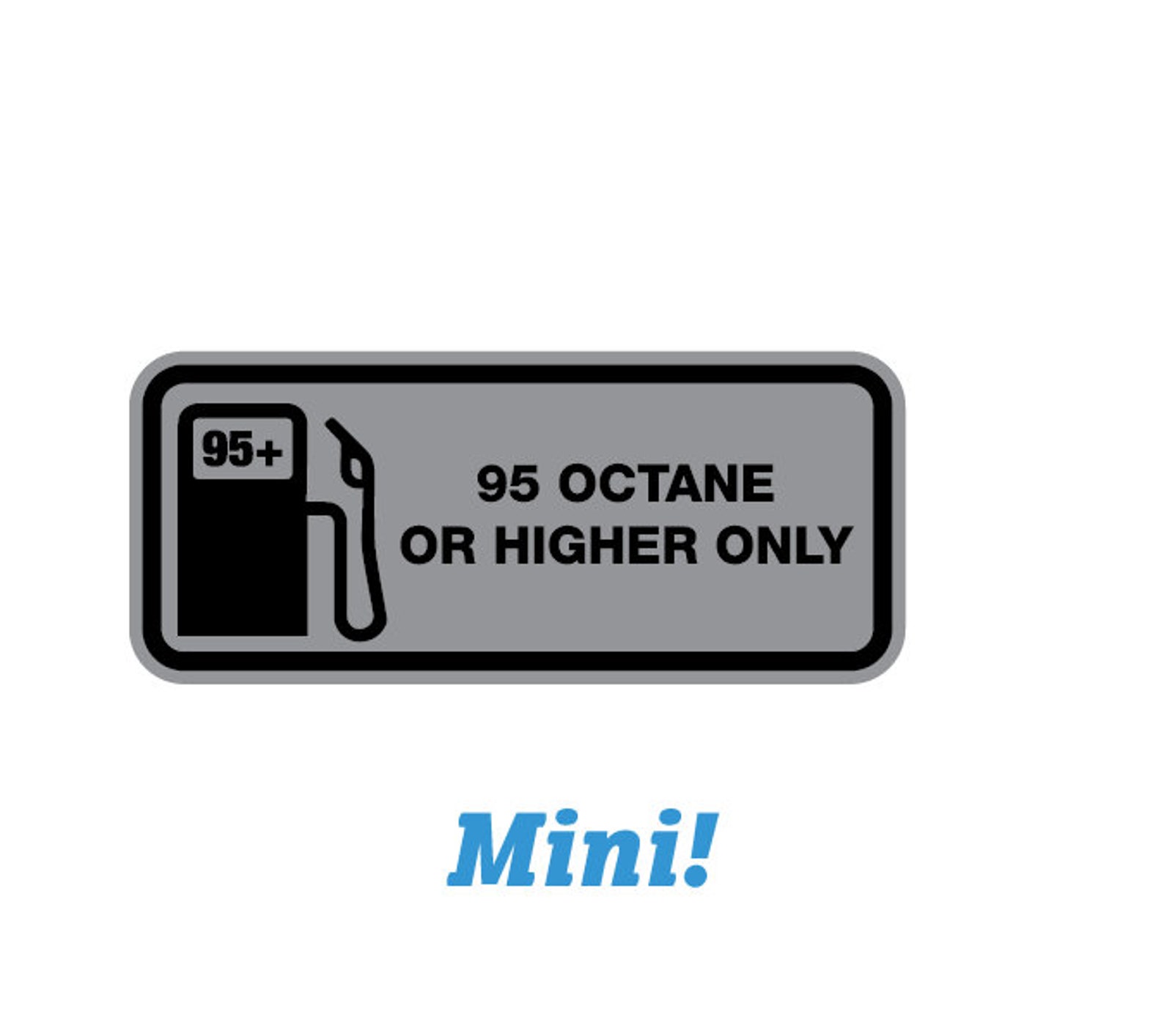 95 Octane Fuel (mini) Sticker - Etsy
