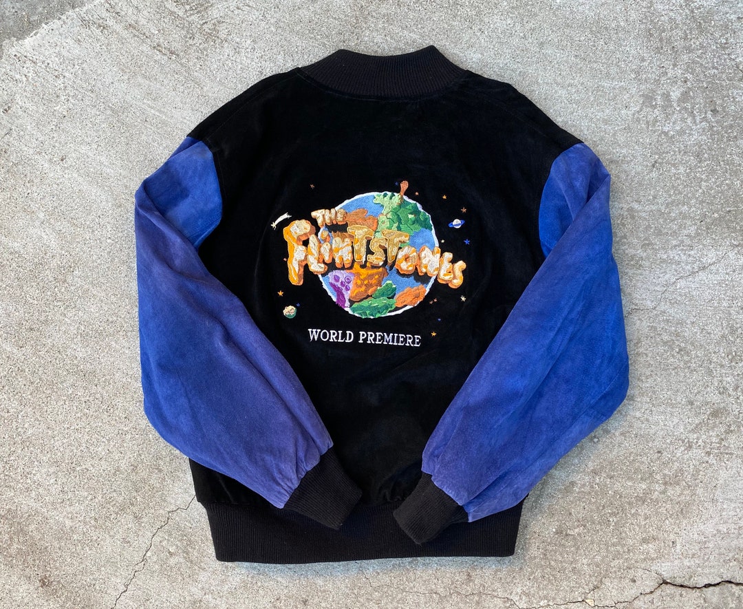 Vintage 1994 the Flintstones World Premier Planet Hollywood Suede ...